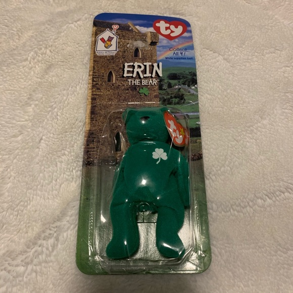 Ty | Other | Ty Beanie Baby Erin The Bear | Poshmark